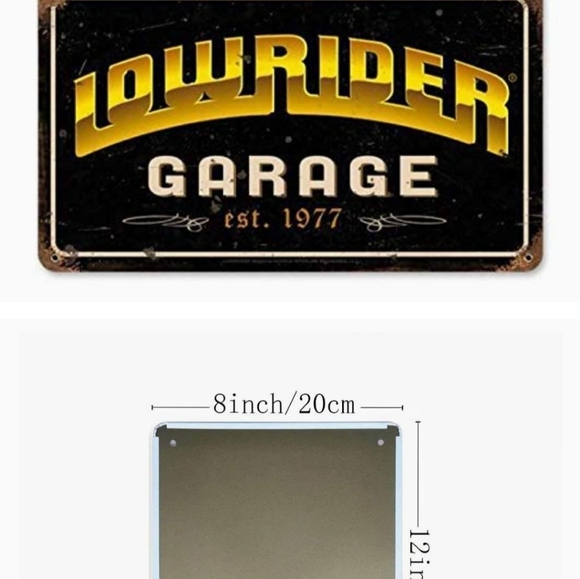 Other | New Metal Lowrider Sign 8x12 | Poshmark